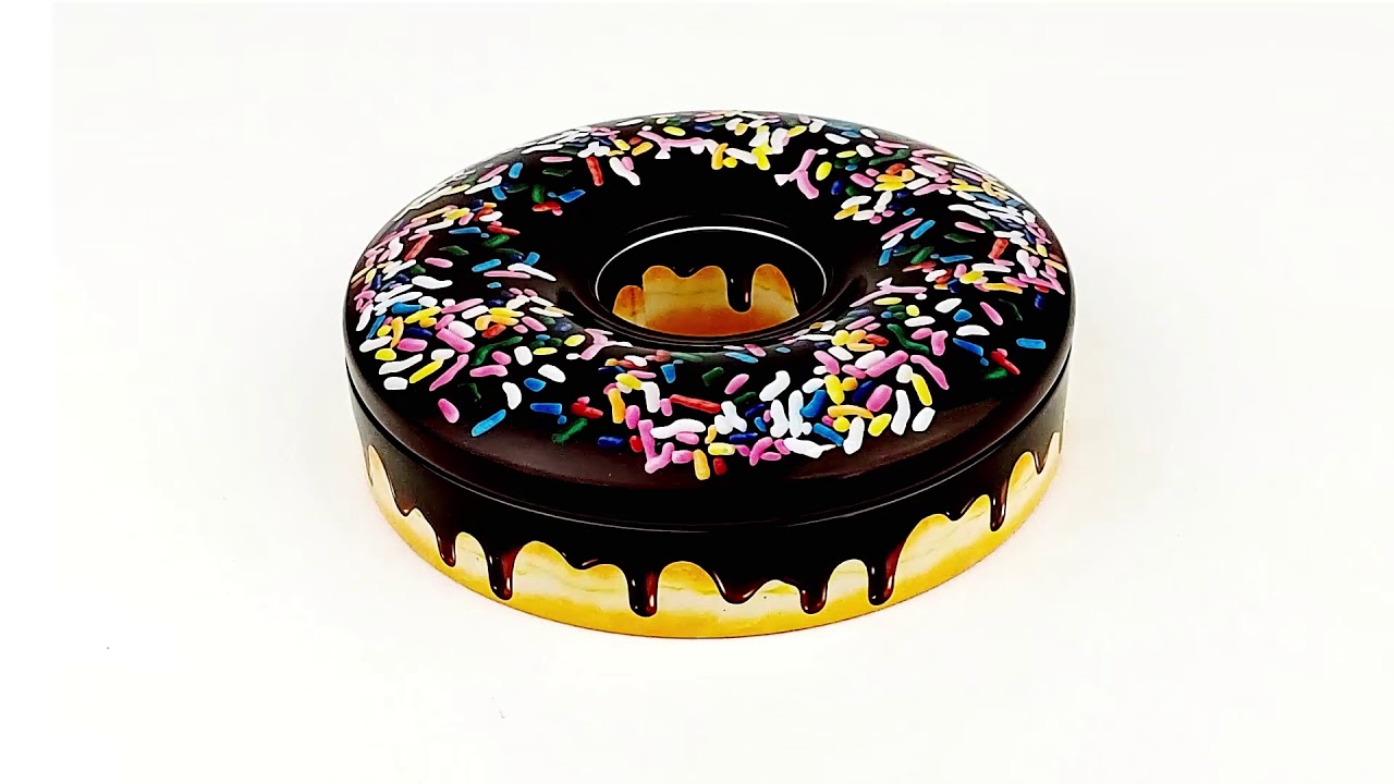 Donut Shape Tin - YouTube