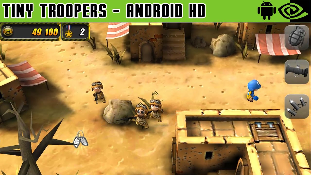 Tiny Troopers - Gameplay Nvidia Shield Tablet Android 1080p (Android ...