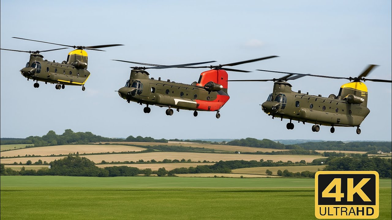 CH-47 Chinook Power in Action 🇺🇸 4K | Epic Helicopter Compilation ...