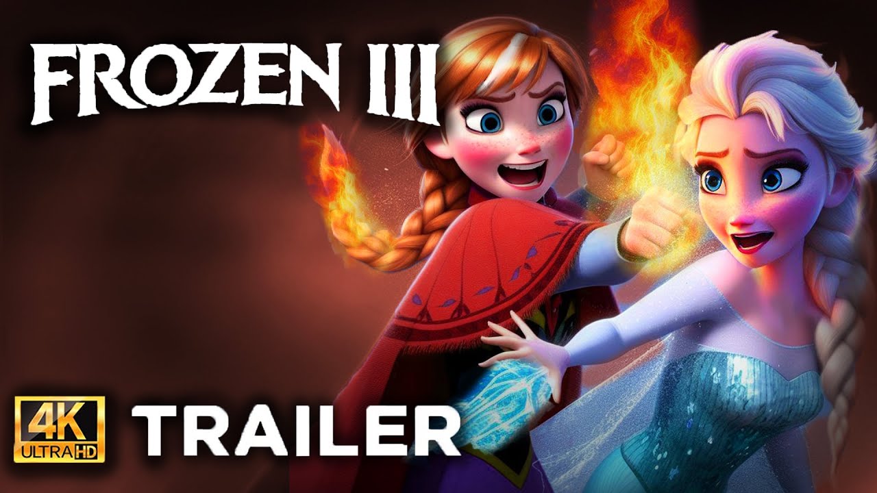FROZEN 3 (2024) Anna with fire vs Elsa | Teaser Trailer | Disney ...