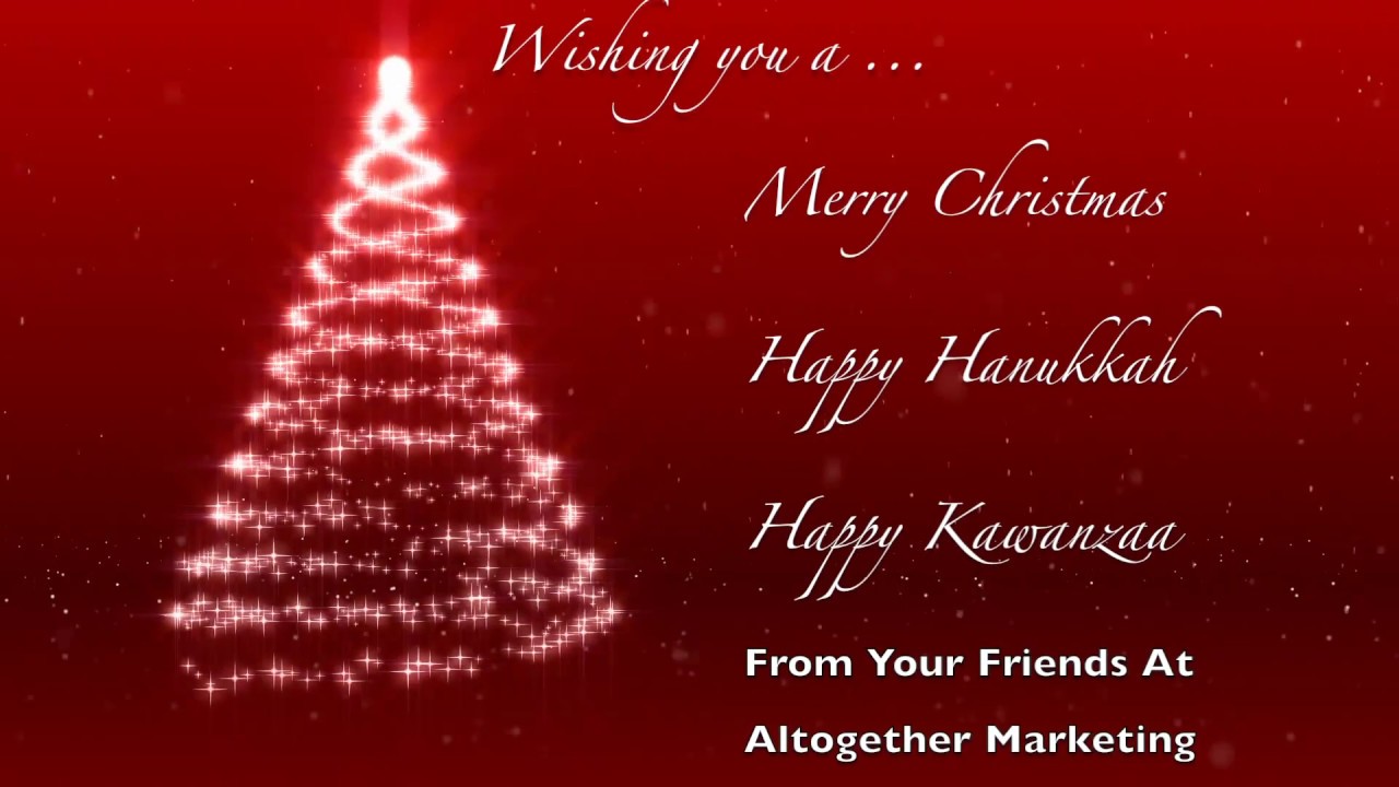 Merry Christmas from Altogether Marketing and Audrey Wiggins - YouTube