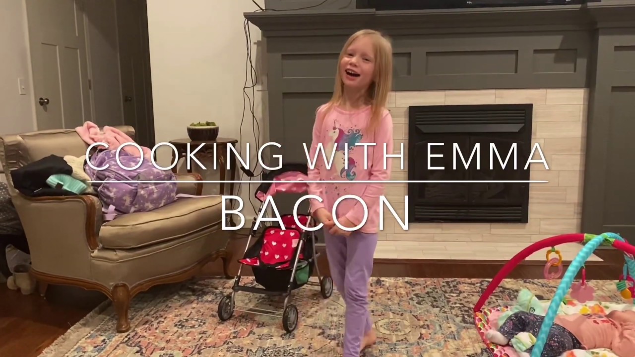 Emma cooks bacon - YouTube