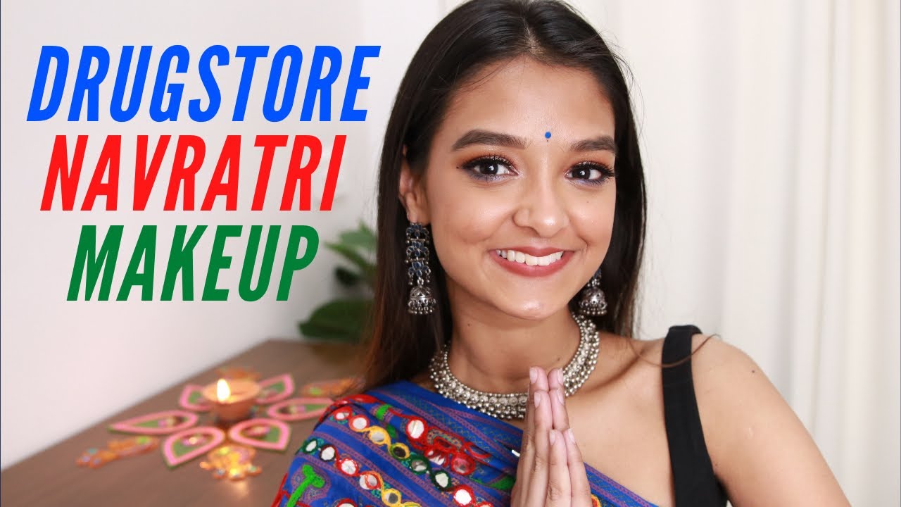 Drugstore Navratri makeup look | easily explained and non sponsored ...
