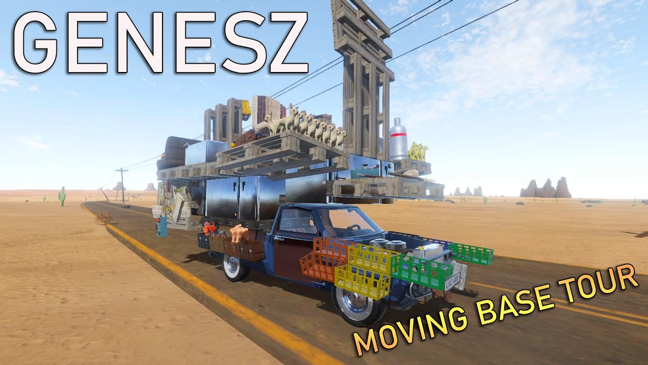 GENESZ'S Moving BASE TOUR! ( Showcasing the new pallet functions ...