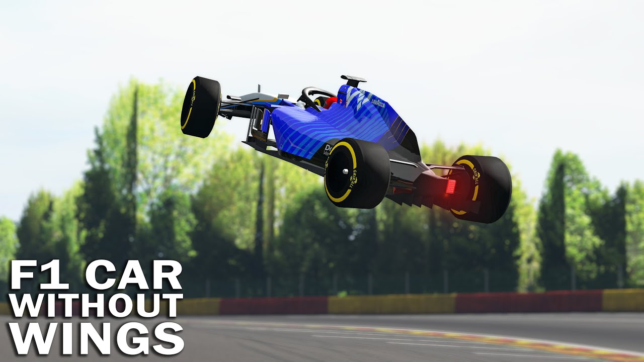 What will happen when you drive F1 CAR WITHOUT WINGS? - YouTube