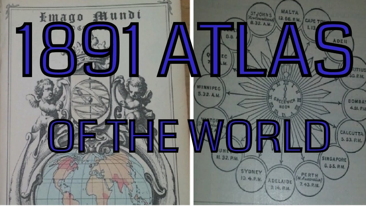 ASMR | Looking Through An 1891 Atlas (Part 2) - YouTube