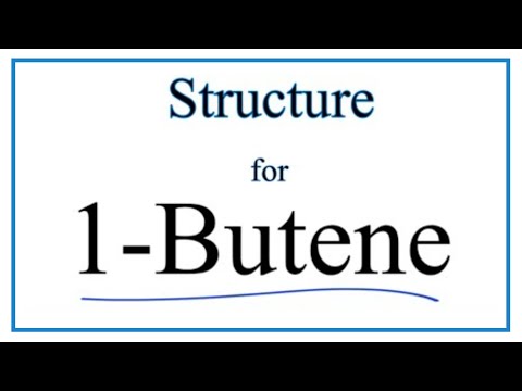 How to Write the Structural Formula for 1-Butene - YouTube