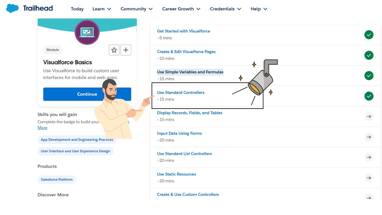 Use Standard Controllers | use standard controllers trailhead - YouTube