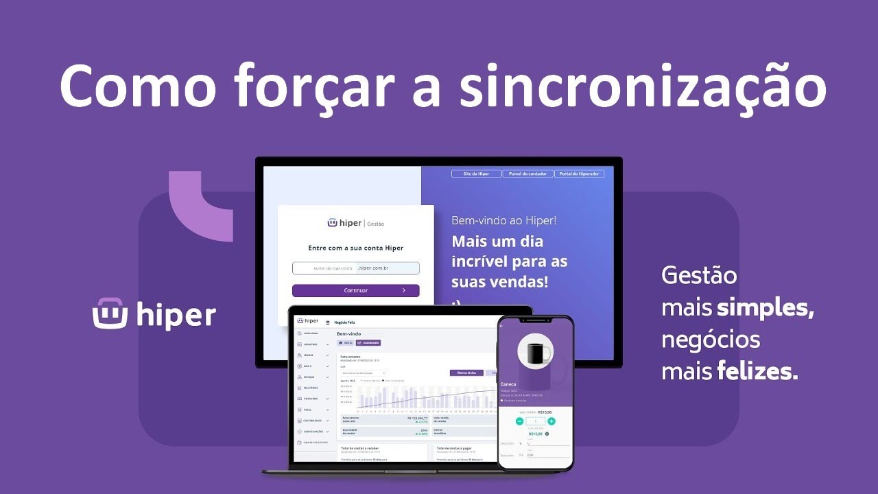 Hiper I Sincronização de Dados #hiper #hiperloja #hipercaixa #pdv - YouTube