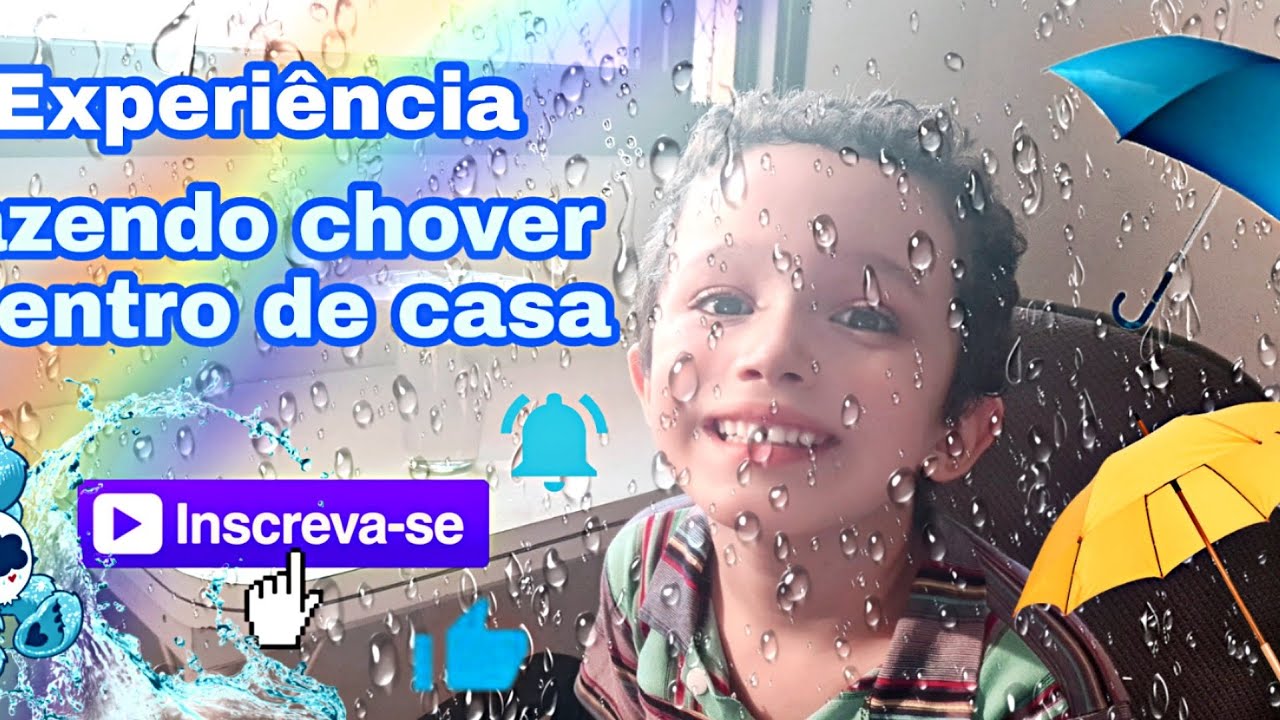 Experiência: Fazendo chover dentro de casa- E vídeo ensinando como se ...