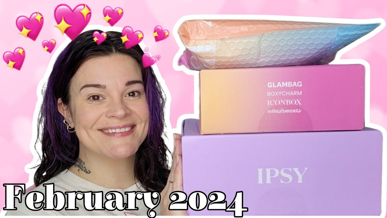 FEBRUARY Ipsy Glam Bag, Boxycharm & Icon Box | PR Unboxing #ipsy - YouTube