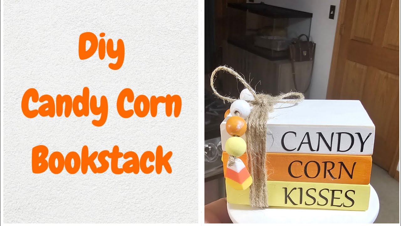 Halloween Diy Halloween Candy Corn Bookstack Youtube