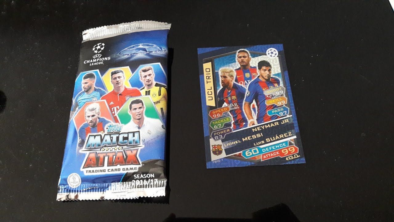 Match Attax Champions League 2016/17 - RAREST CARD IN THE COLLECTION ...
