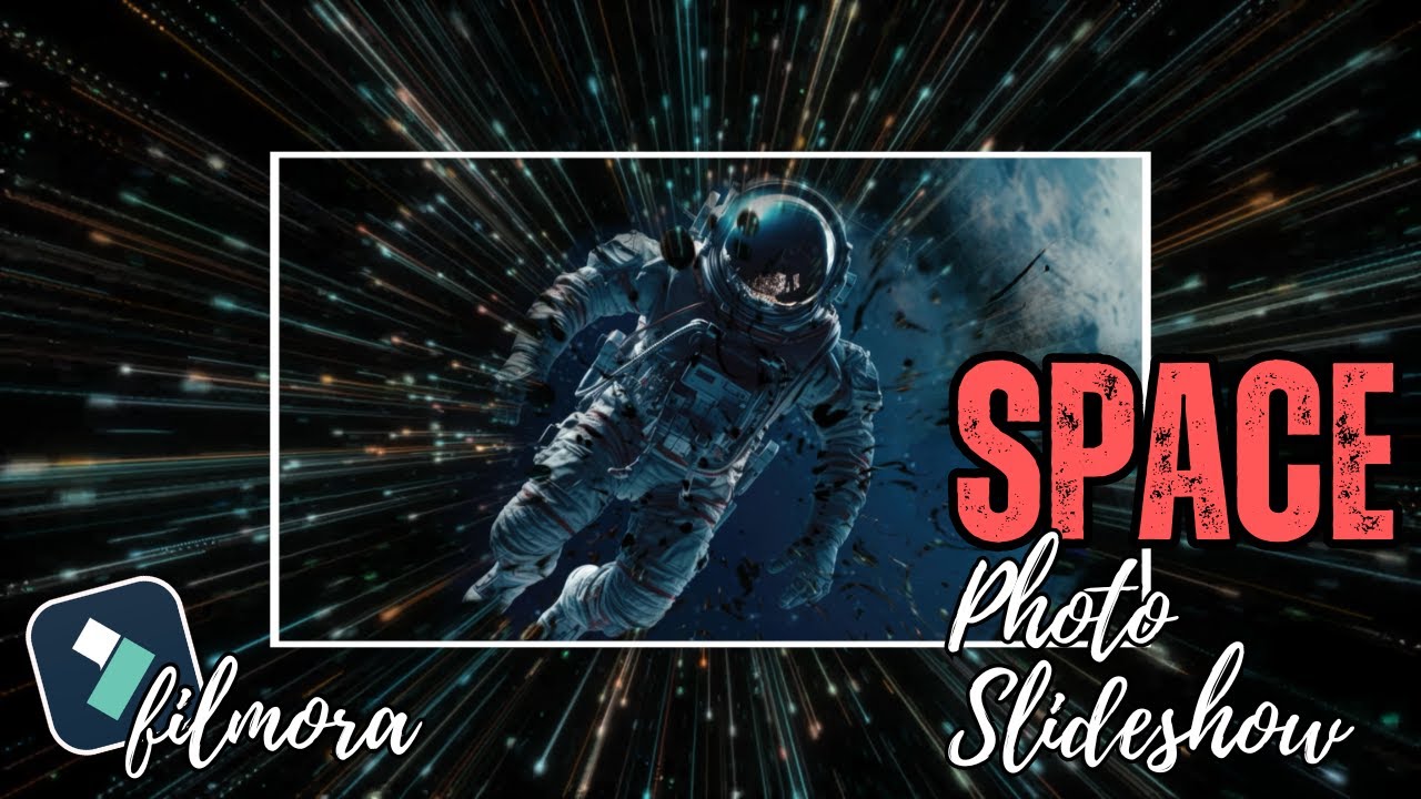 Stunning Space Photo Slideshow in Filmora 14 | Step-by-Step Tutorial ...
