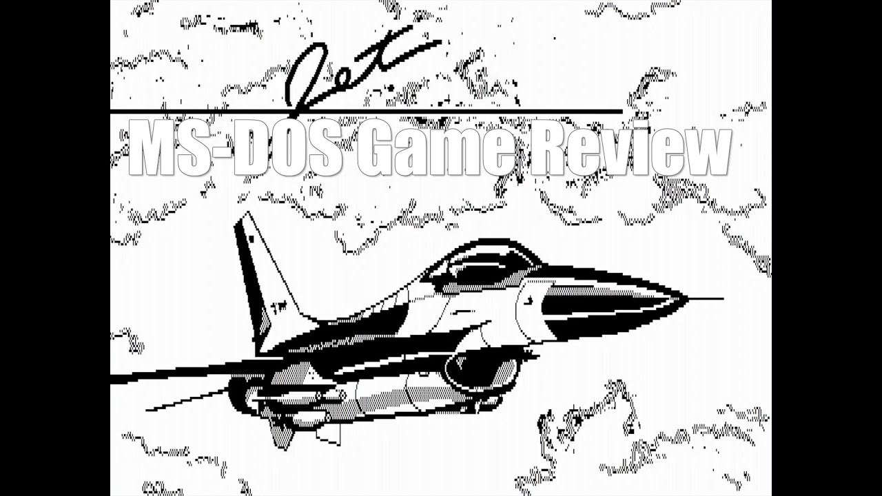 Jet v2.12 -1987 - MS-DOS Game Review - YouTube