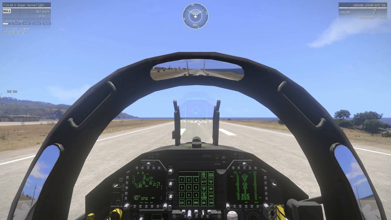ArmA III F/A- 18 GPS System - YouTube