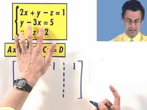 Augmented Matrices - YouTube