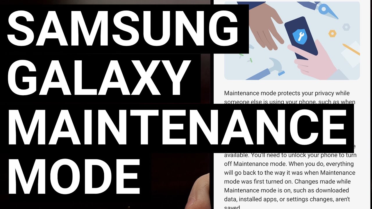 Samsung Galaxy Maintenance Mode - What it is? How to Enable it & Exit ...