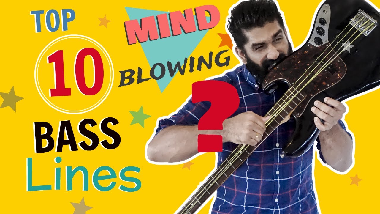Top 10 Mind Blowing Bass Lines - YouTube