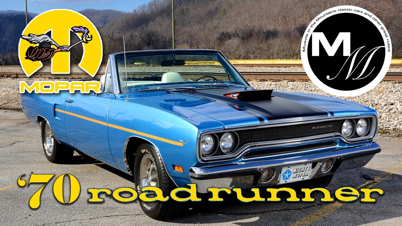 1970 road runner convertible 383 4 speed - YouTube