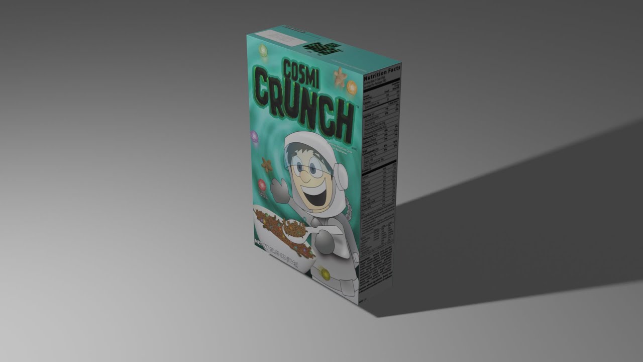 Cereal Box Animation in Blender 3D - YouTube