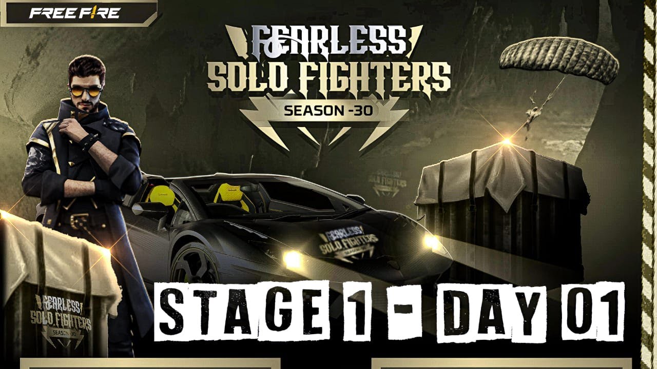 FREEFIRE SOLO FIGHTERS || Day 1 || Garena Free Fire | Challenge 1 vs 1 ...