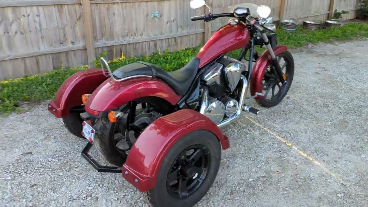 BIC Trikes 2018 Honda fury with fenders painted to match. - YouTube