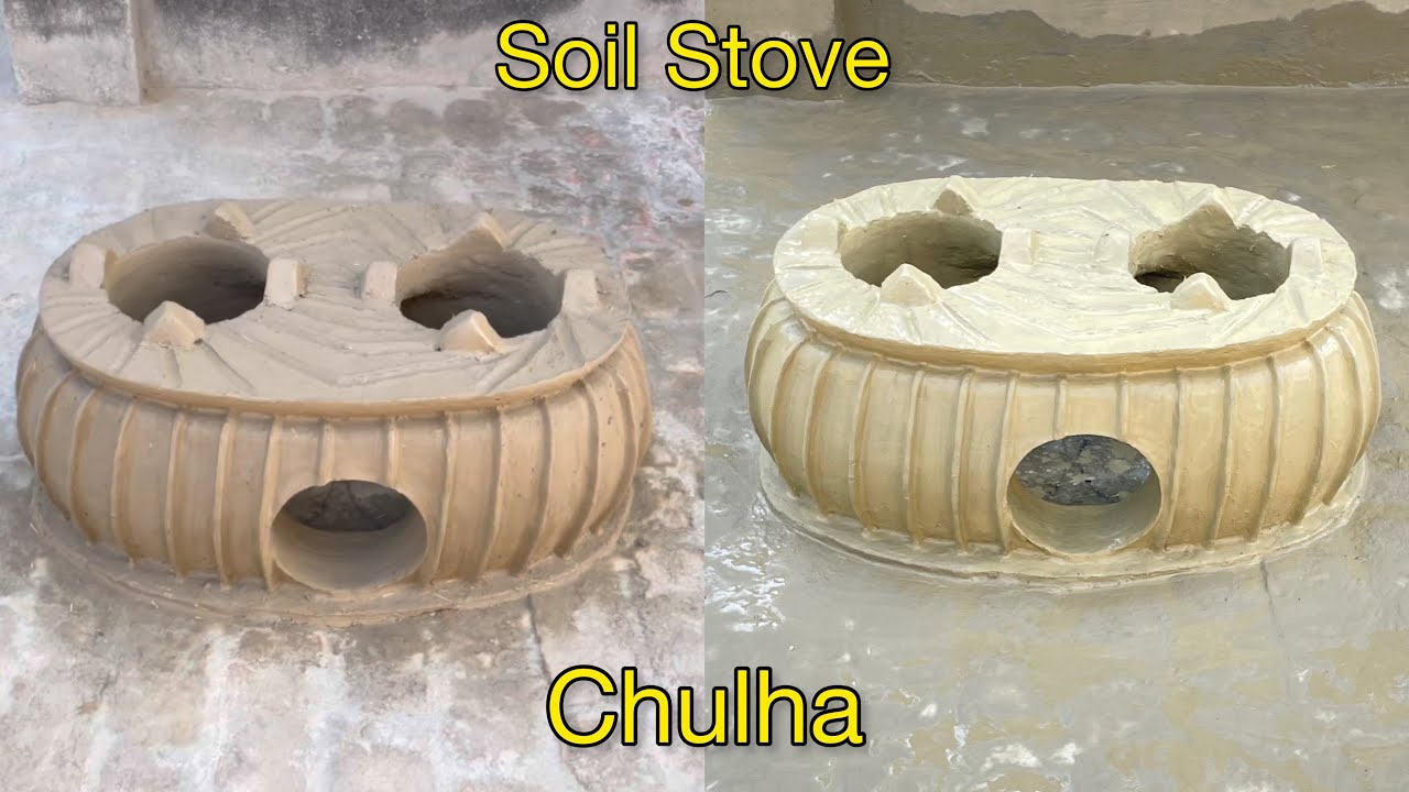 Creative art Mitti ka chulha wood stove mud stove traditional life ...