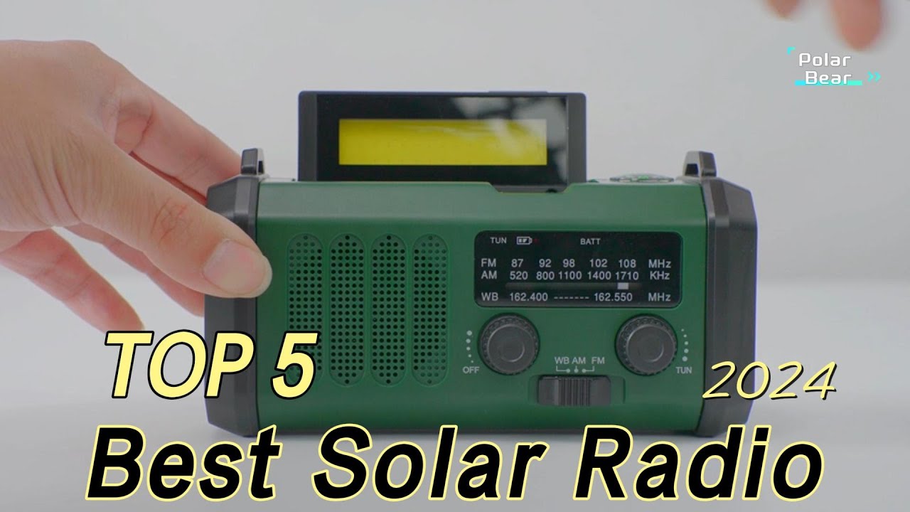 TOP 5 Best Solar Radio Emergency Radios 2024 - YouTube