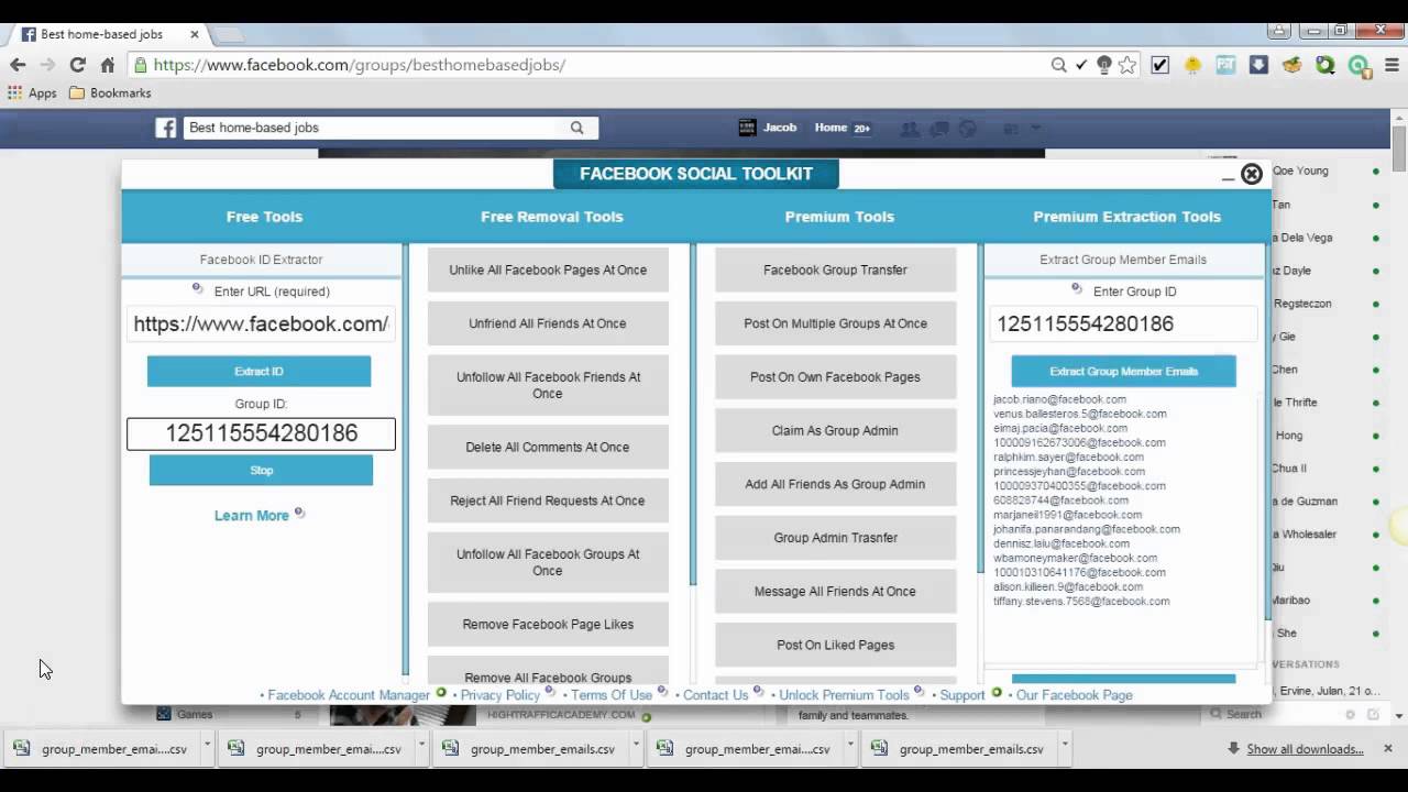 How To Get Thousands Of Email Address On Fb 2016 - FREE - YouTube