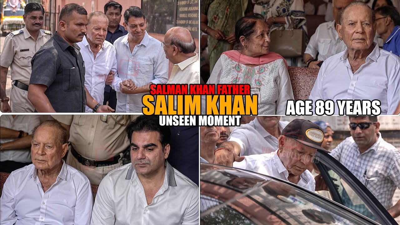 Salman Khan Father Salim Khan age 89 years Struggling Walk and Unseen ...