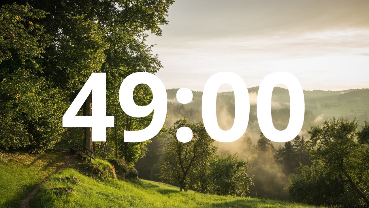 49 Minute Countdown Timer With Alarm (Simple Beep) - YouTube