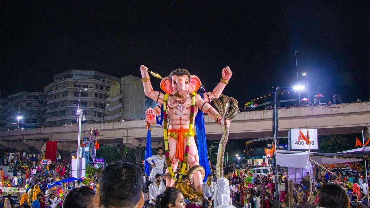 Pailwan Ganesh Nimajjanam 2021 | Begum Bazar santosh Pailwan Ganesh ...