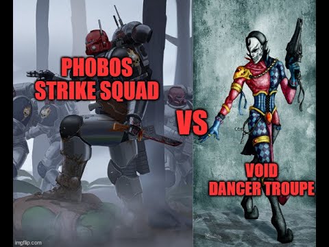 Kill Team Phobos Strike Squad vs Void Dancer Troupe - YouTube
