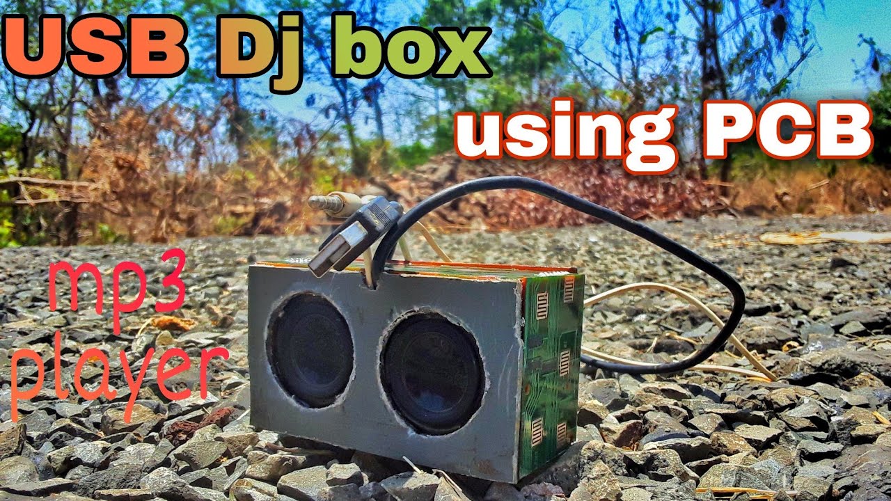 mini usb dj box homemed || खराब pcb se बनाव dj || inहिंदी ultra bass dj ...