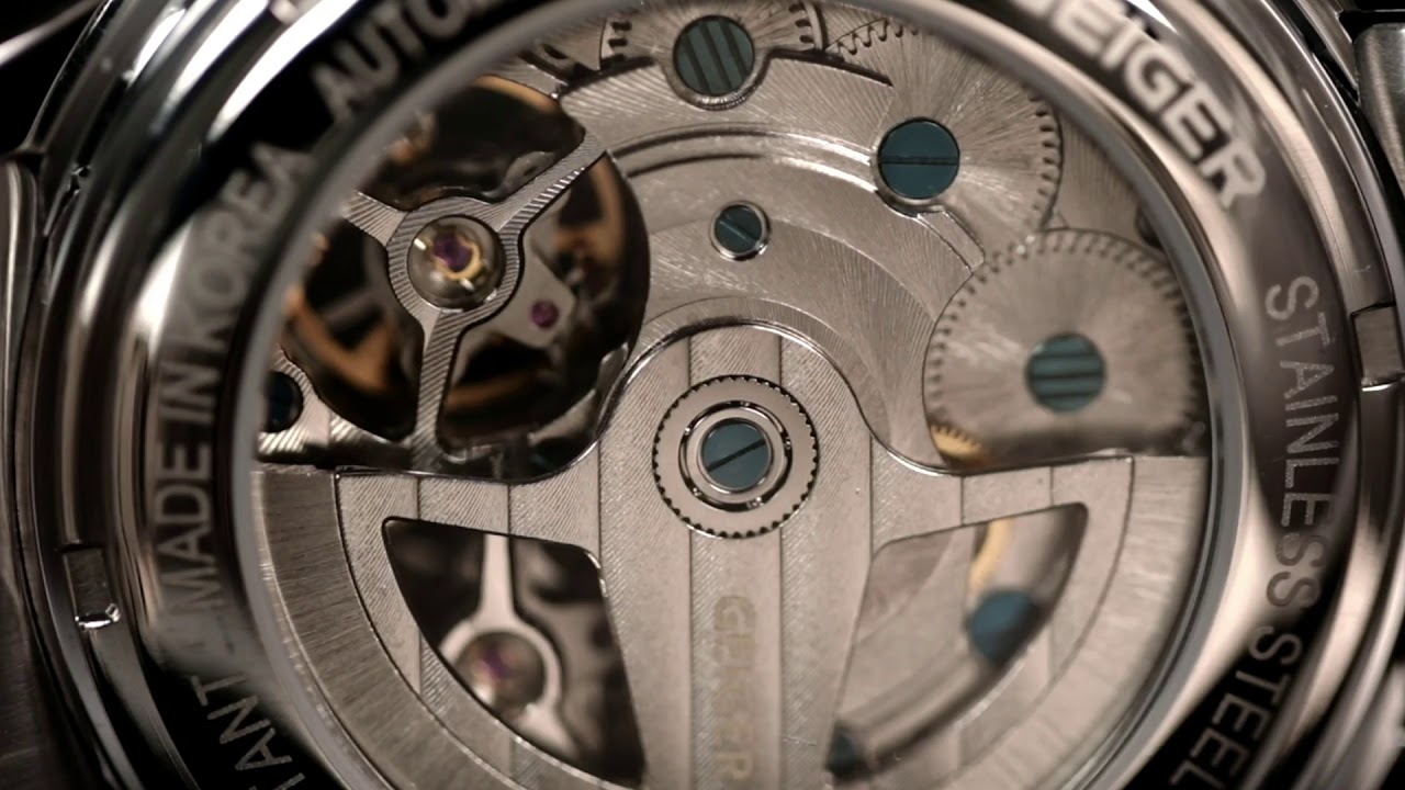GEIGER WATCH GE1205WS - YouTube