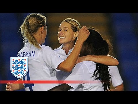 Kelly Smith becomes England's record goalscorer | Goals & Highlights
