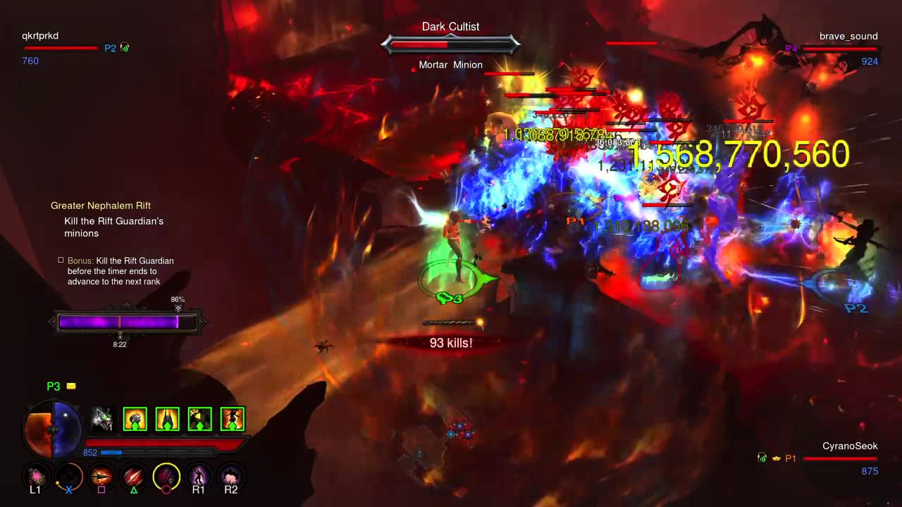 Diablo3 / PS4 / GR71 / 4PT / LEGIT - YouTube