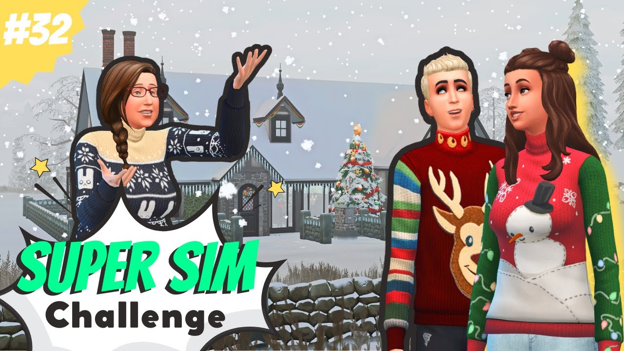 Winterfest with his ESTRANGED mum?🎄 | Sims 4 Super Sim Challenge (part 32) - YouTube