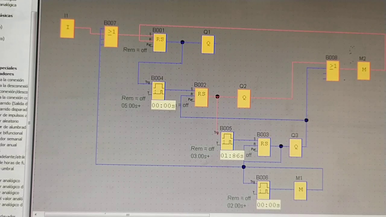 Control de semáforo con PLC - YouTube