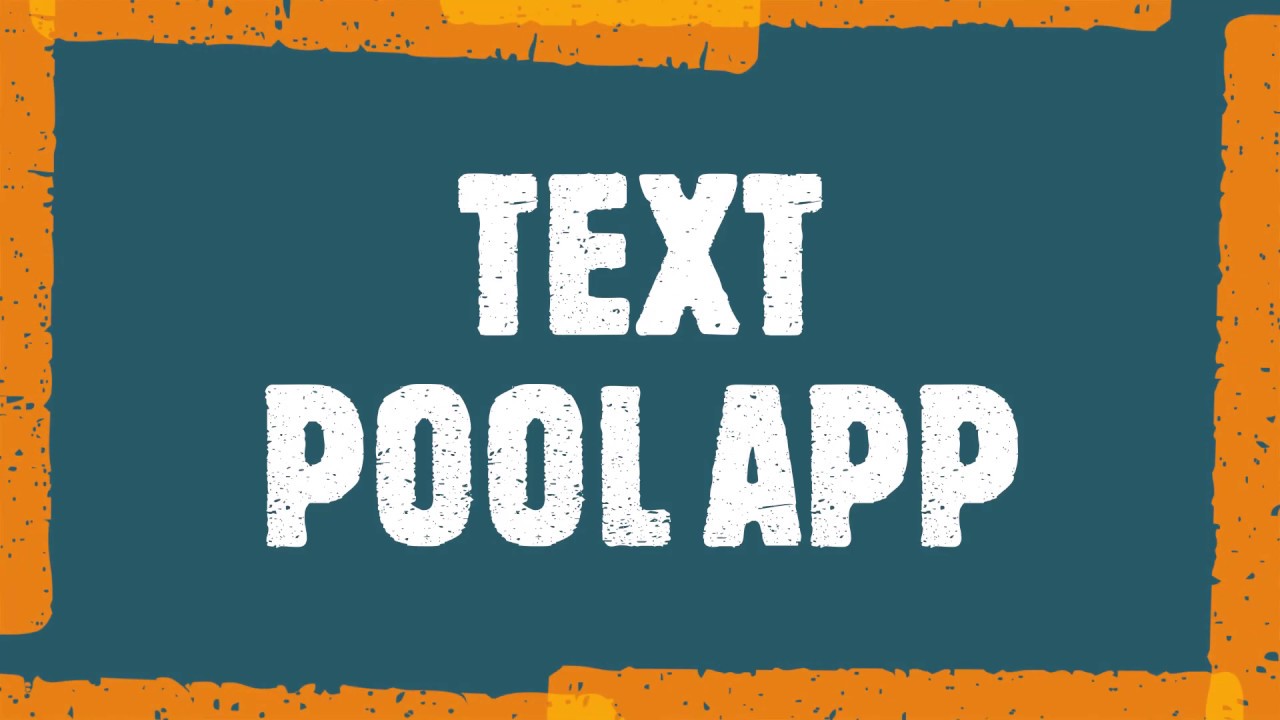 Text Pool App From Yosidroid Links - YouTube