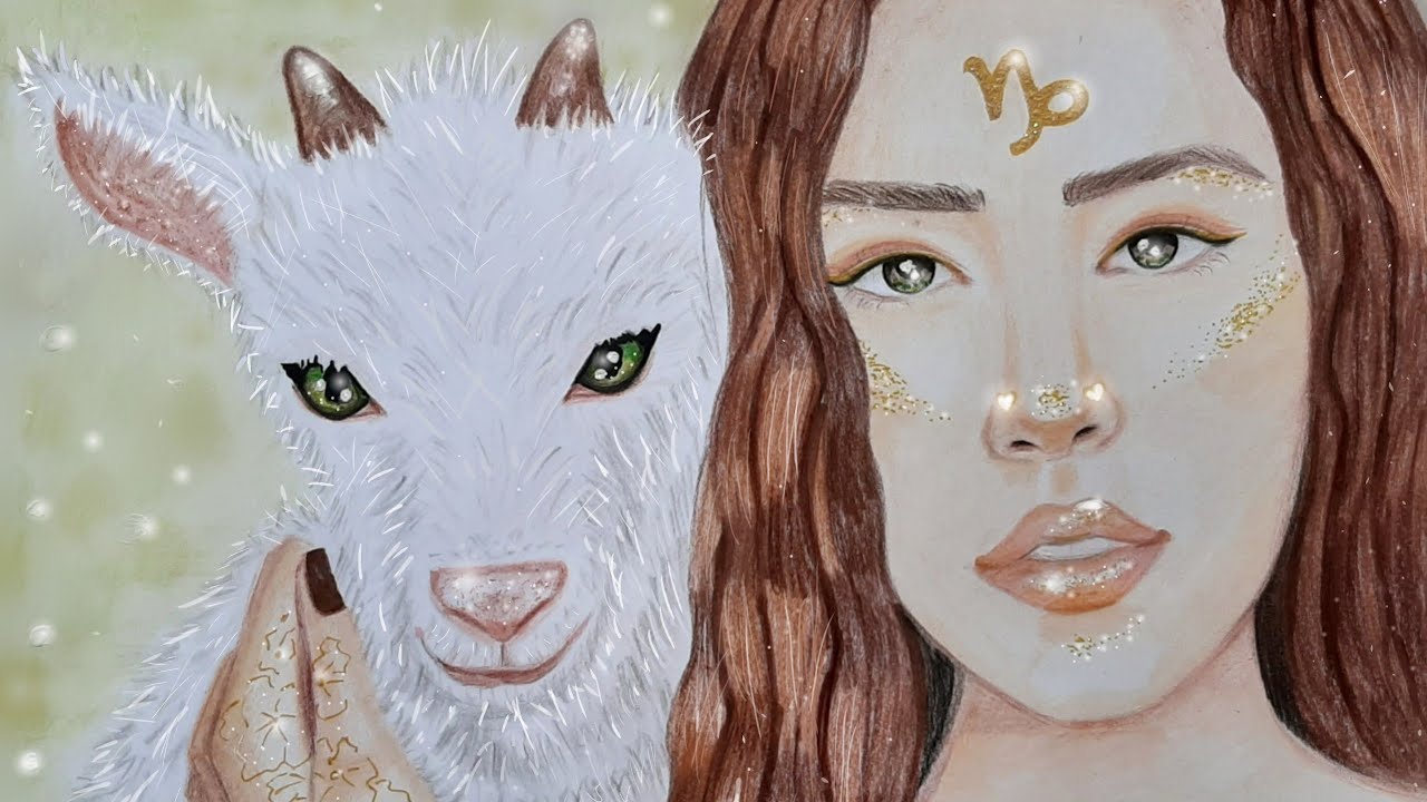 Capricorn Speed Drawing ♑ - YouTube