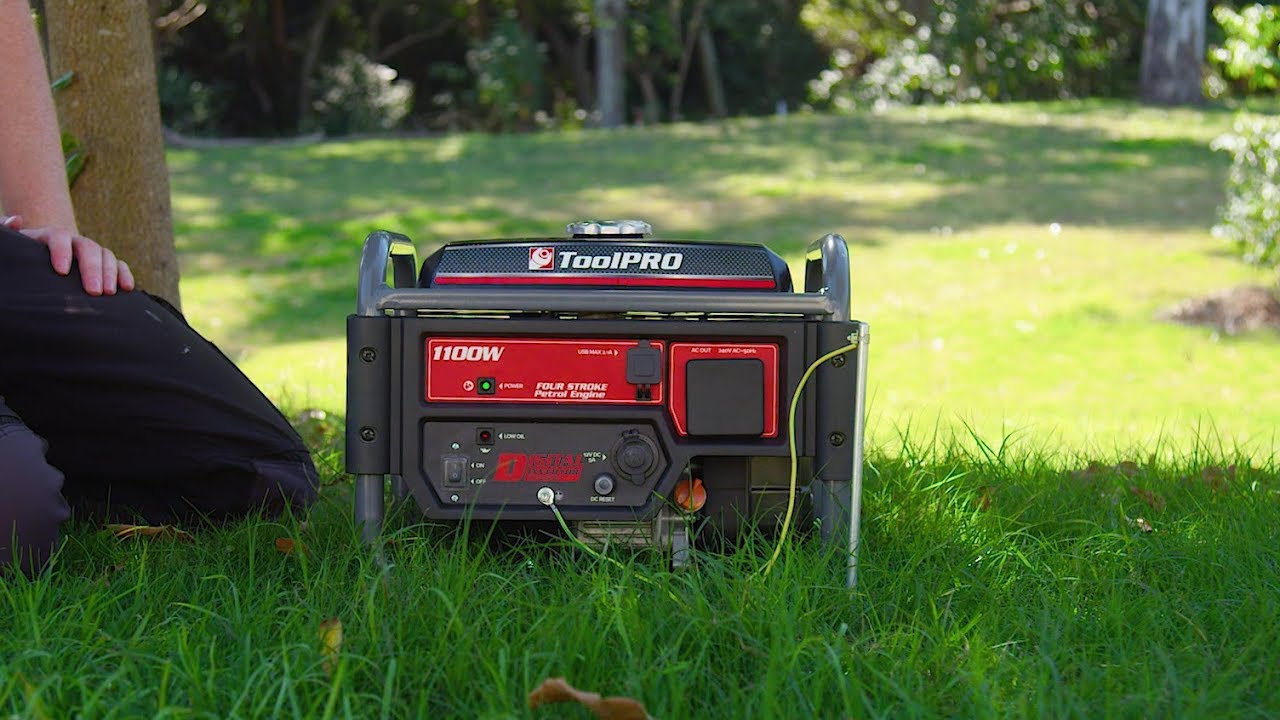 How To Use - ToolPRO 1100w Open Frame Generator - YouTube