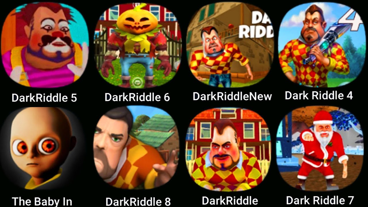 Dark Riddle 2, The Baby In Yellow, Dark Riddle Classic 3, Dark Riddle ...