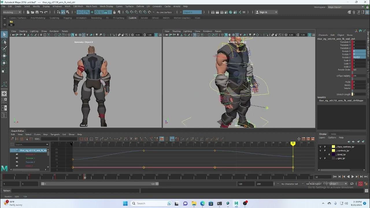 turn around animatioon tutorial #shorts #animation #maya #tutorial - YouTube