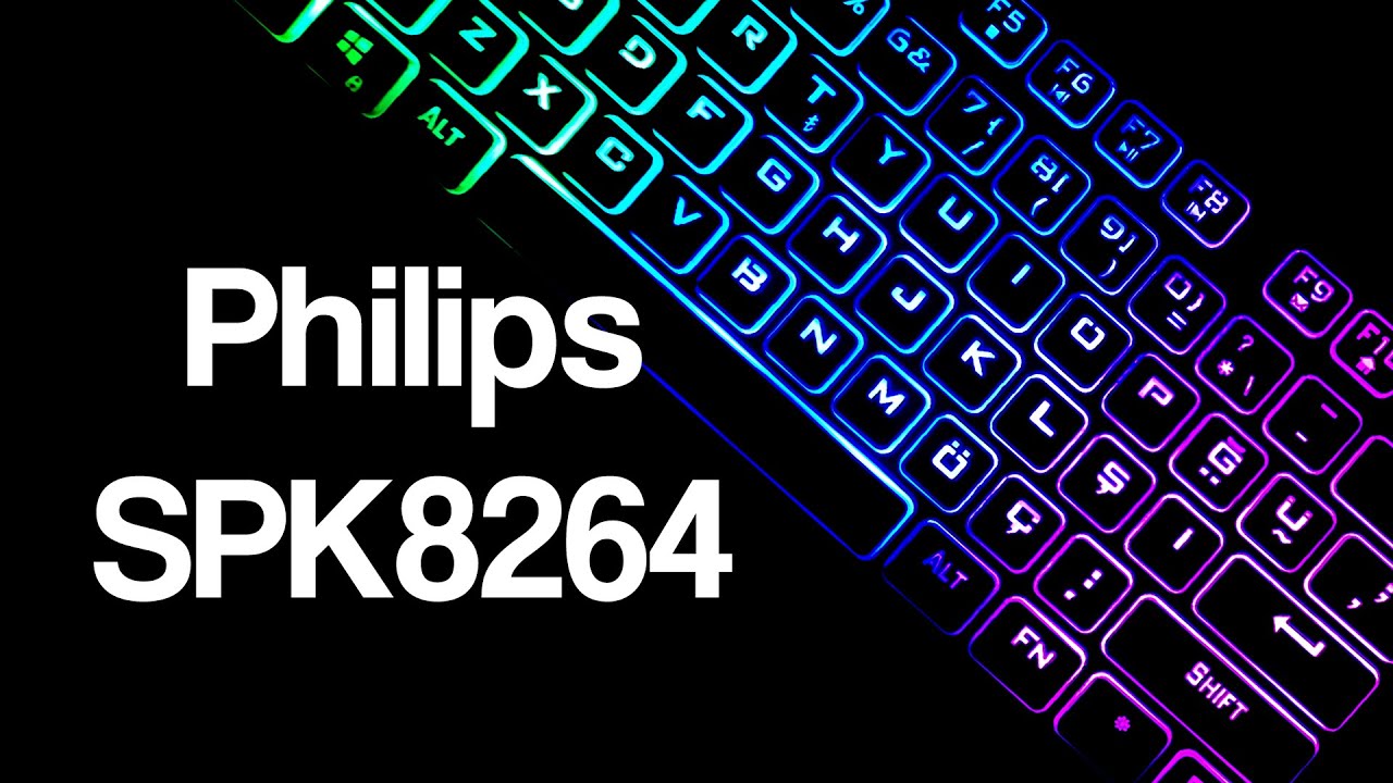 Philips SPK8264 Gaming Keyboard Review - YouTube