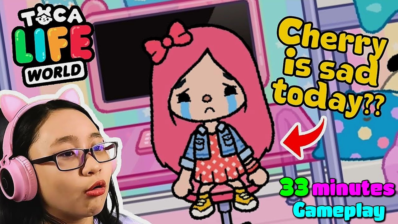 Cherry is SAD, SAD, SAD!!! 😭 - Let's Play Toca Life World!!! - YouTube