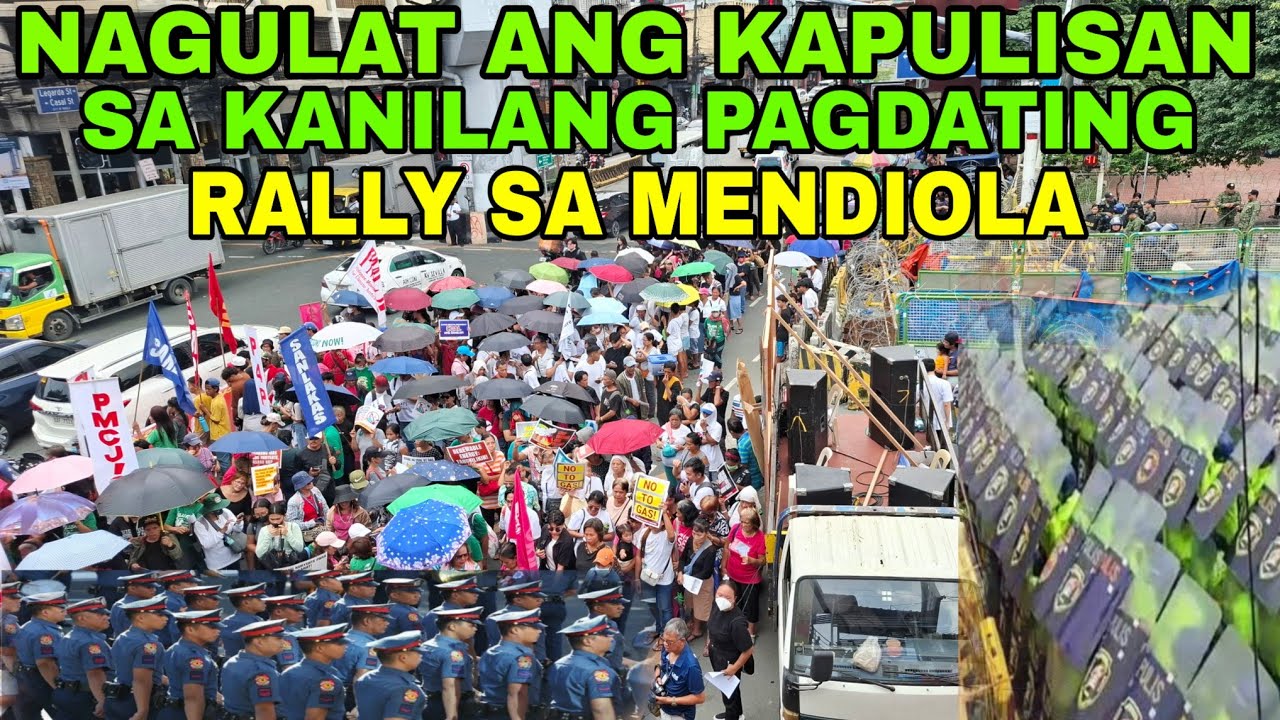 Rally sa Mendiola Laban sa Korapsyon Nagulat ang Kapulisan sa kanilang ...