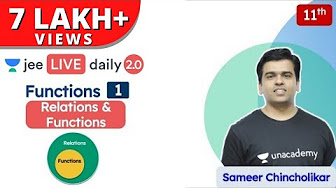 JEE | Functions - Playlist | Class 11 | Unacademy JEE | JEE LIVE DAILY 2.0 | IIT JEE Mathematics ...