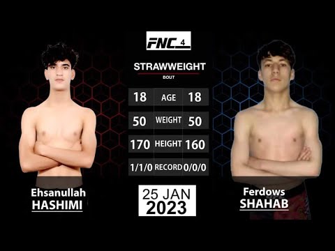 Full fight/Ehsanullah Hashimi Vs Ferdows Shahab _FNC4 - YouTube